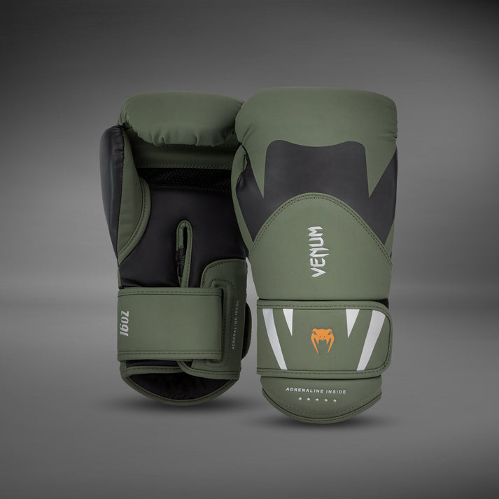 Venum Challenger 4.0 Boxing Gloves - Khaki/Black - Venum