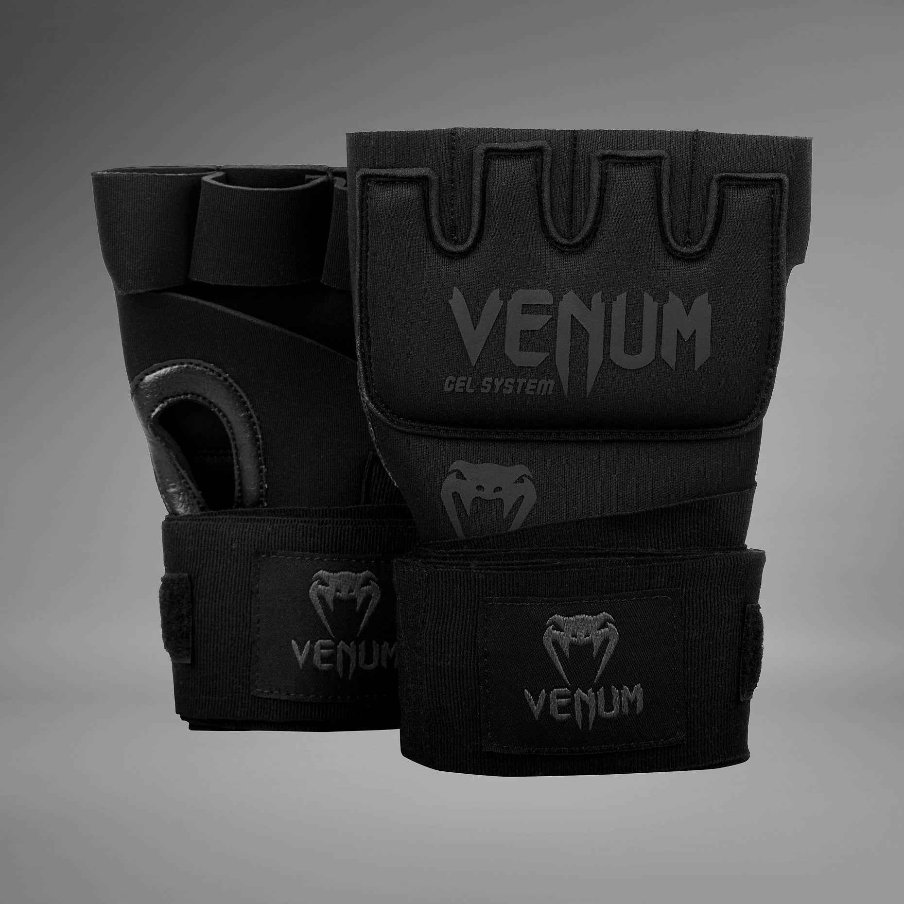 Venum Gel Kontact Quick Wraps - Black/Black - Venum