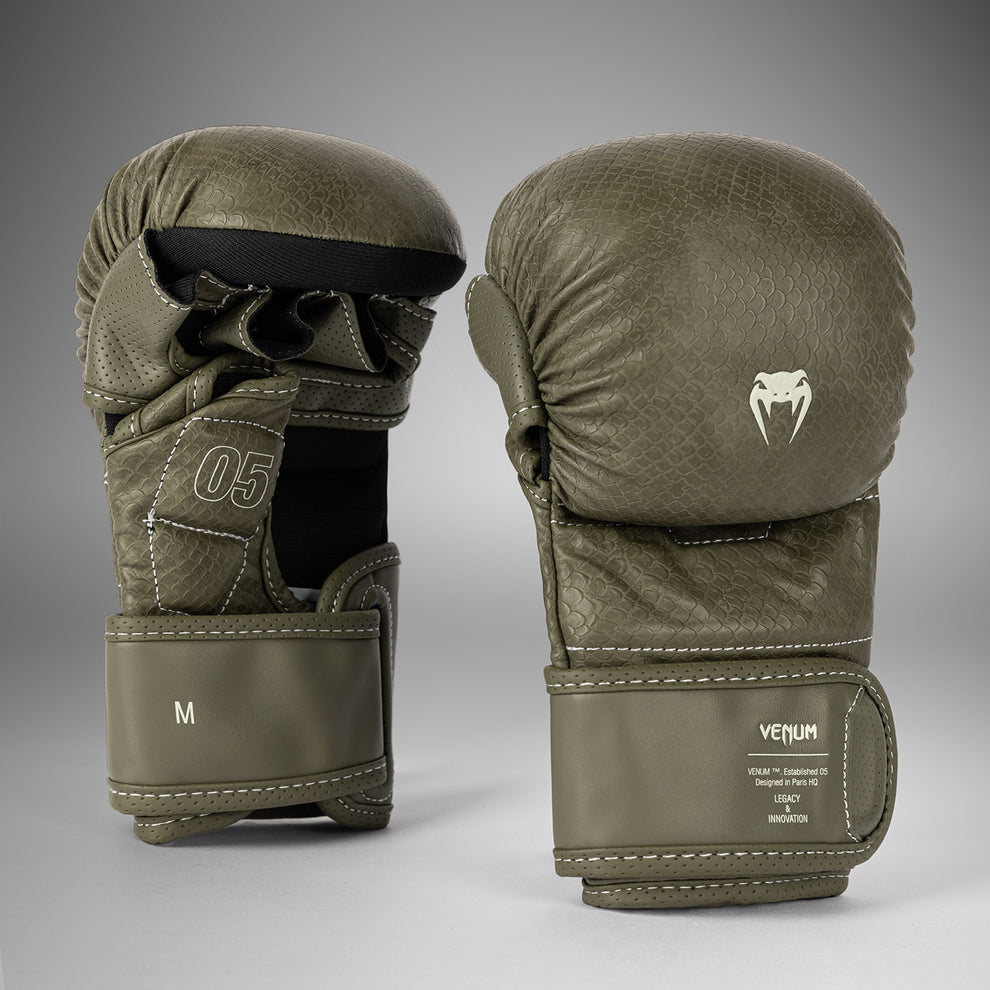 Venum Impact Evo Scales MMA Sparring Gloves - Army Green - Venum