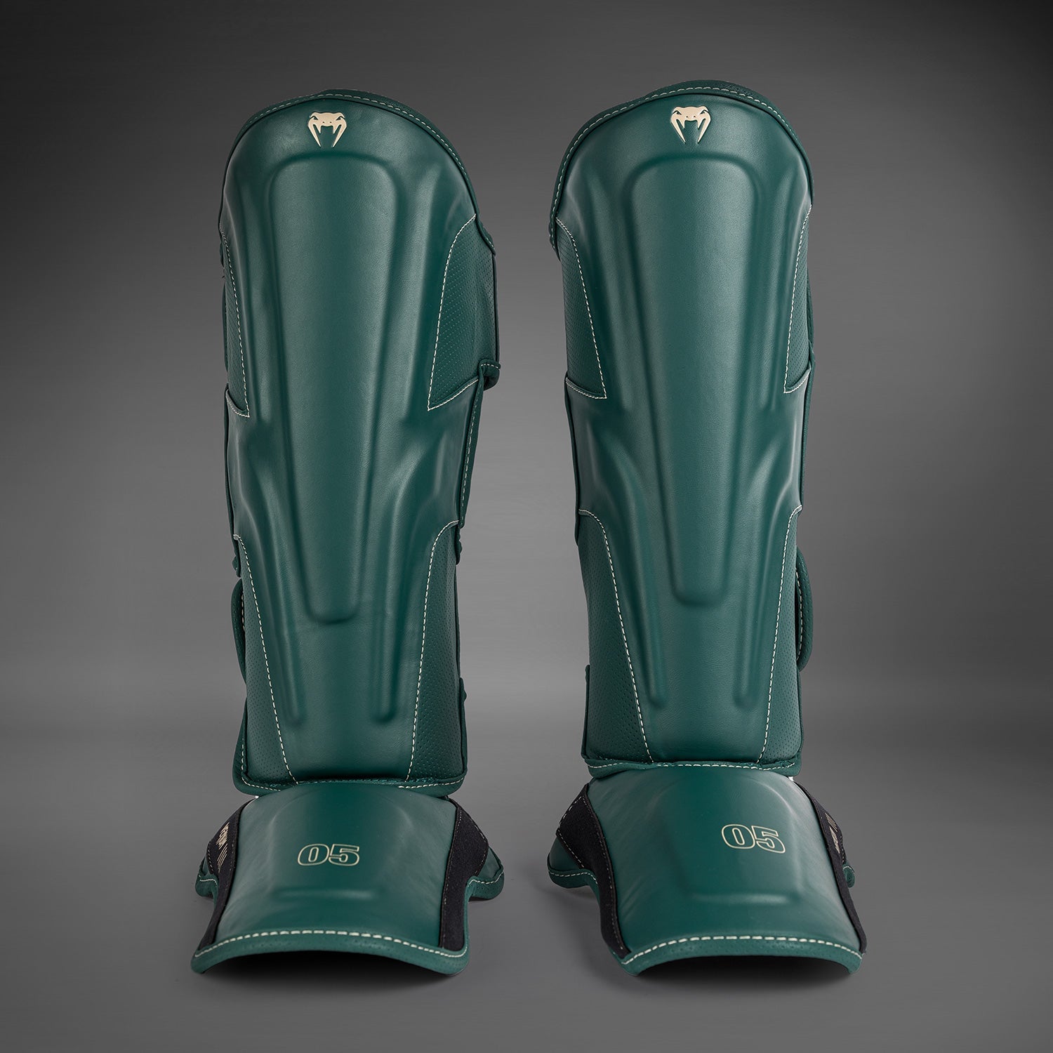 Venum Impact Evo Shin Guards - Emerald Green - Venum