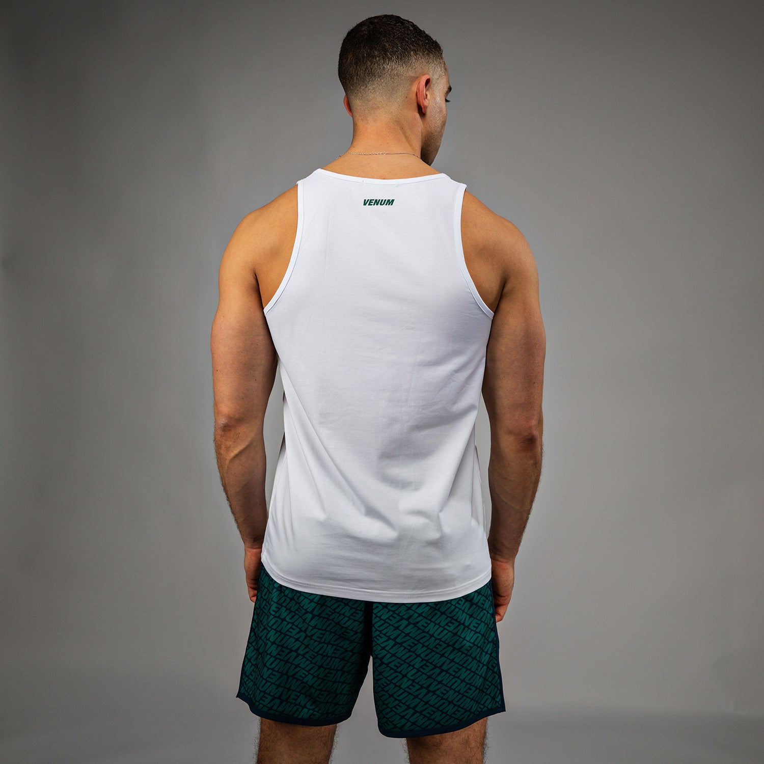 Venum Echo Tank Top - White/Emerald Green - Venum