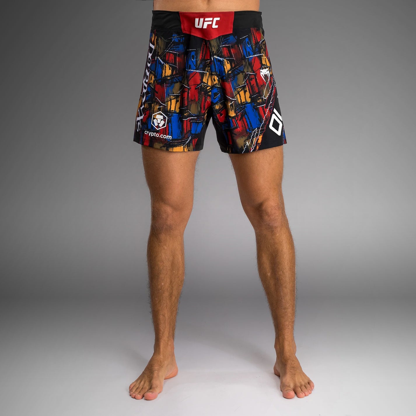 Men's UFC Unrivaled by Venum Red Charles Oliveira Fight Short - Venum