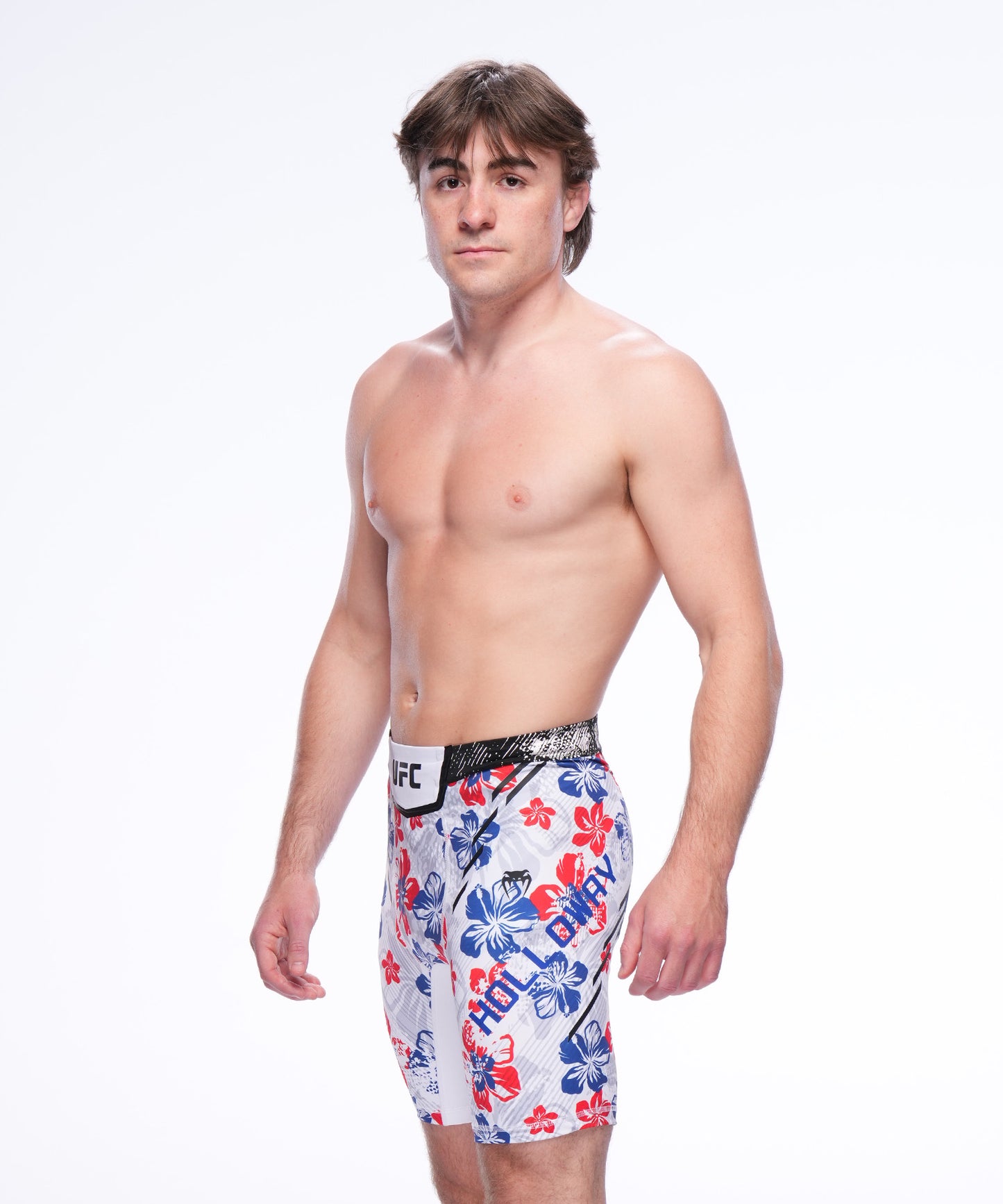UFC Unrivaled by VENUM Max Holloway Men’s Vale Tudo Short – White - Venum