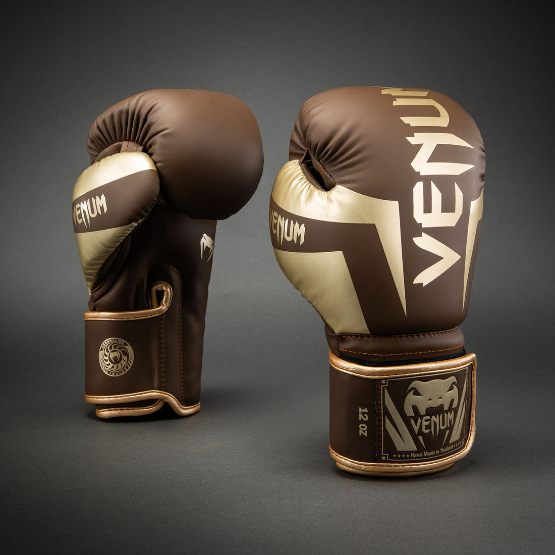 Venum Elite Boxing Gloves - Dark Brown - Venum