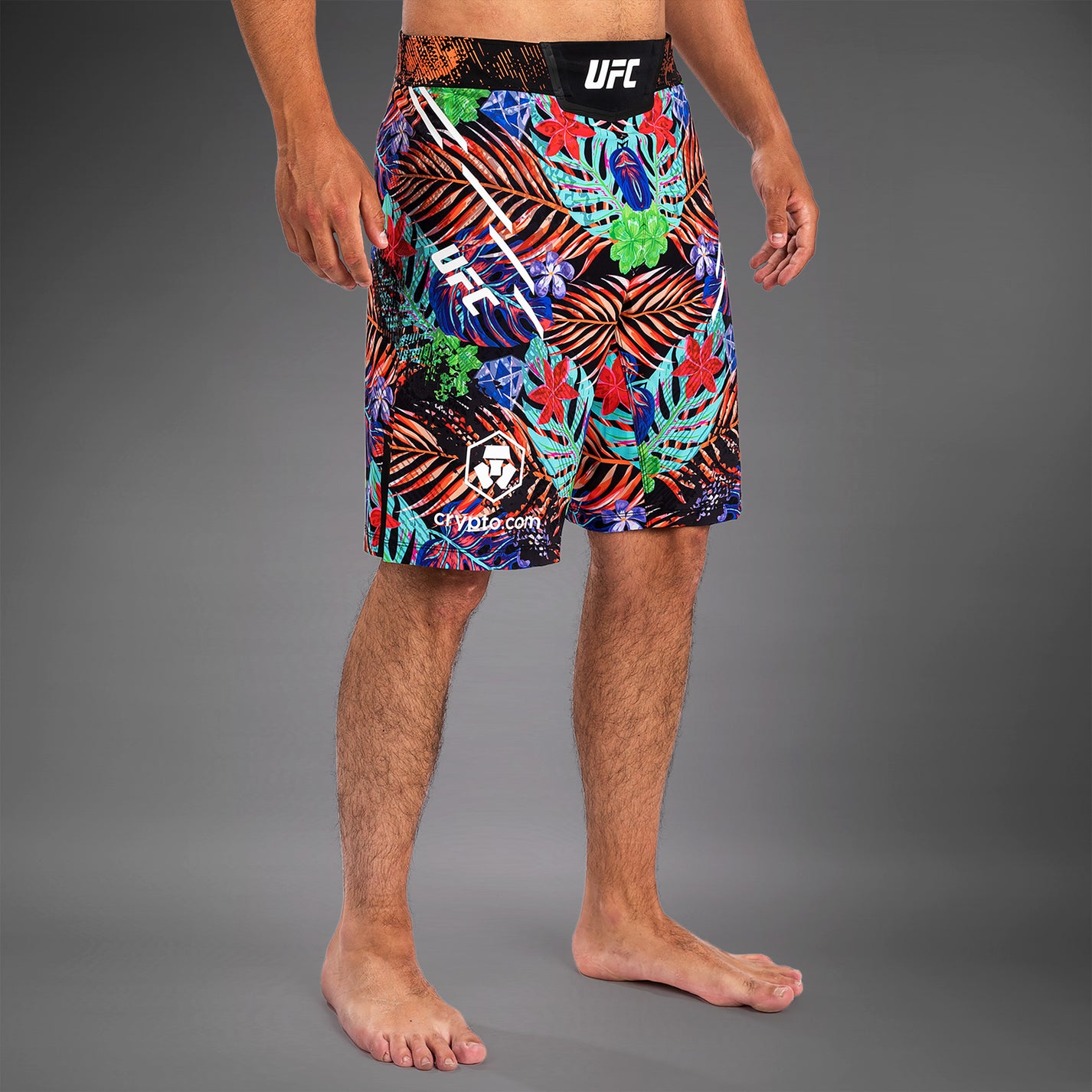 Men's UFC Unrivaled by Venum Blue Dustin Poirier Long Fit Fight Short ...