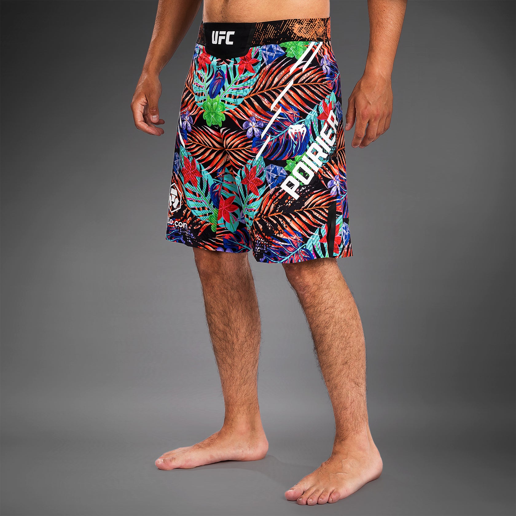 Men's UFC Unrivaled by Venum Blue Dustin Poirier Long Fit Fight Short ...
