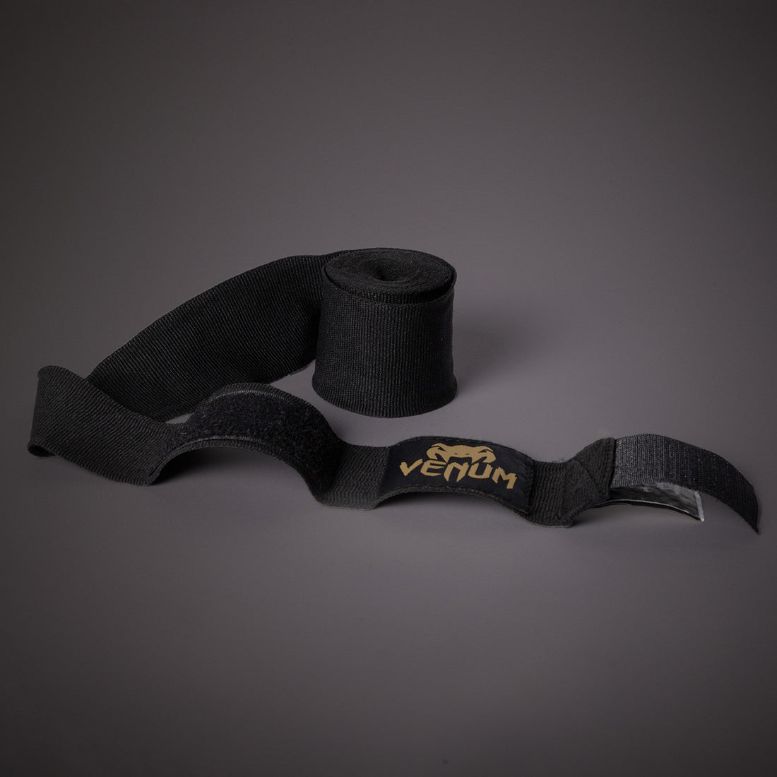 Venum Kontact Boxing Hand Wraps - Black/Gold - 2.5m (98 in) - Venum