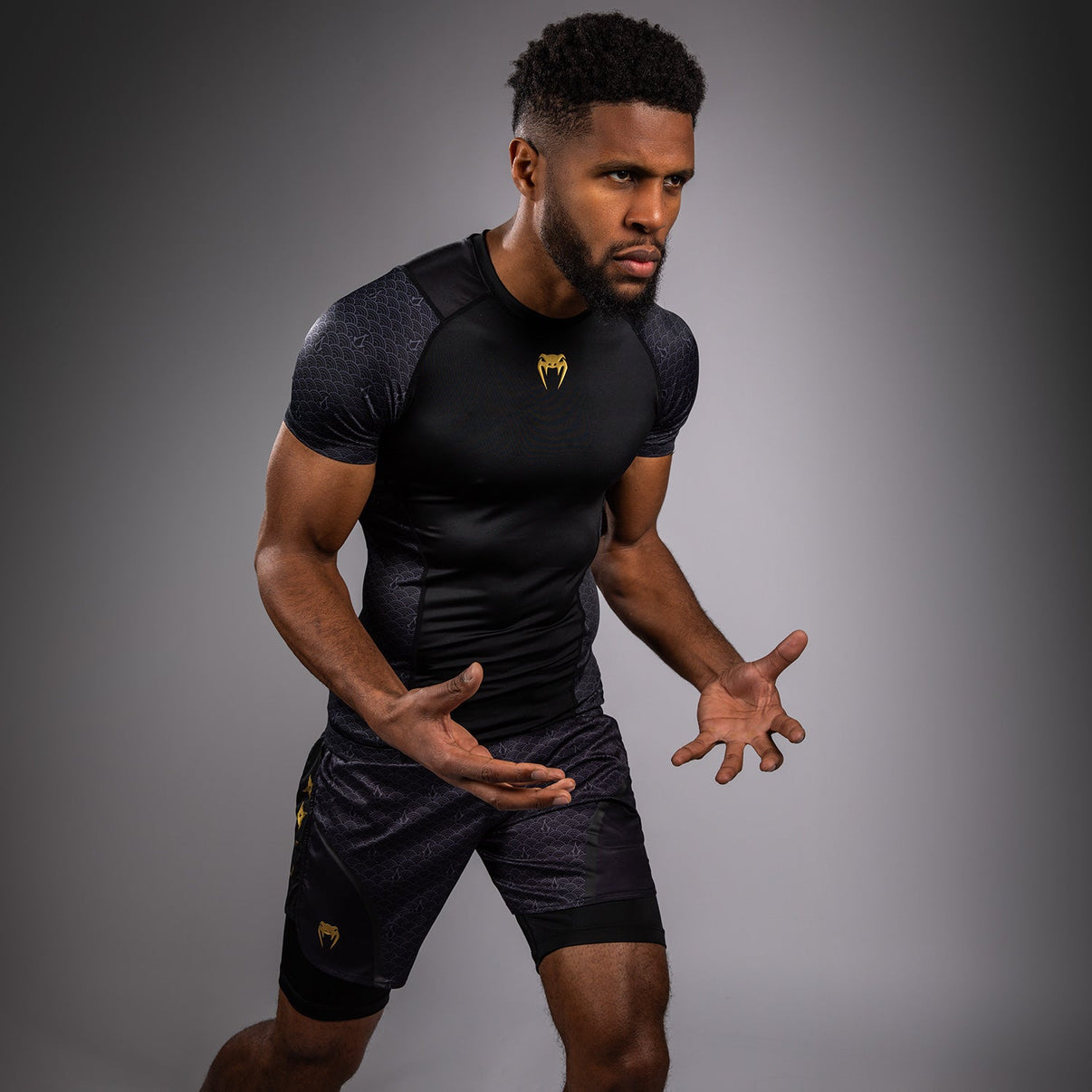 Venum x Assassin's Creed Shadows Rashguard Short Sleeve - Black - Venum