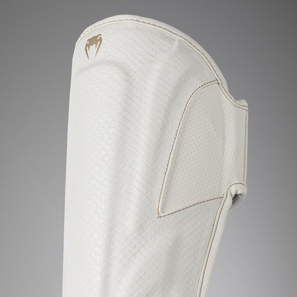 Venum Impact Evo Scales Shin Guards - Ivory - Venum