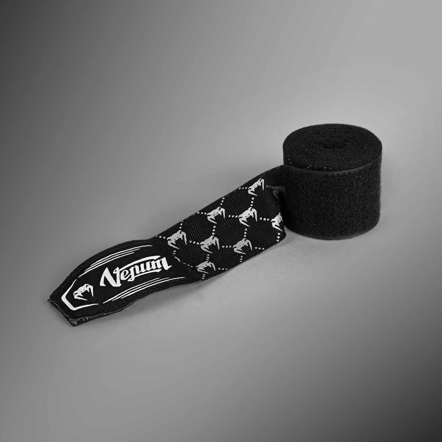 Venum Monogram Boxing Hand Wraps - Black/White - Venum