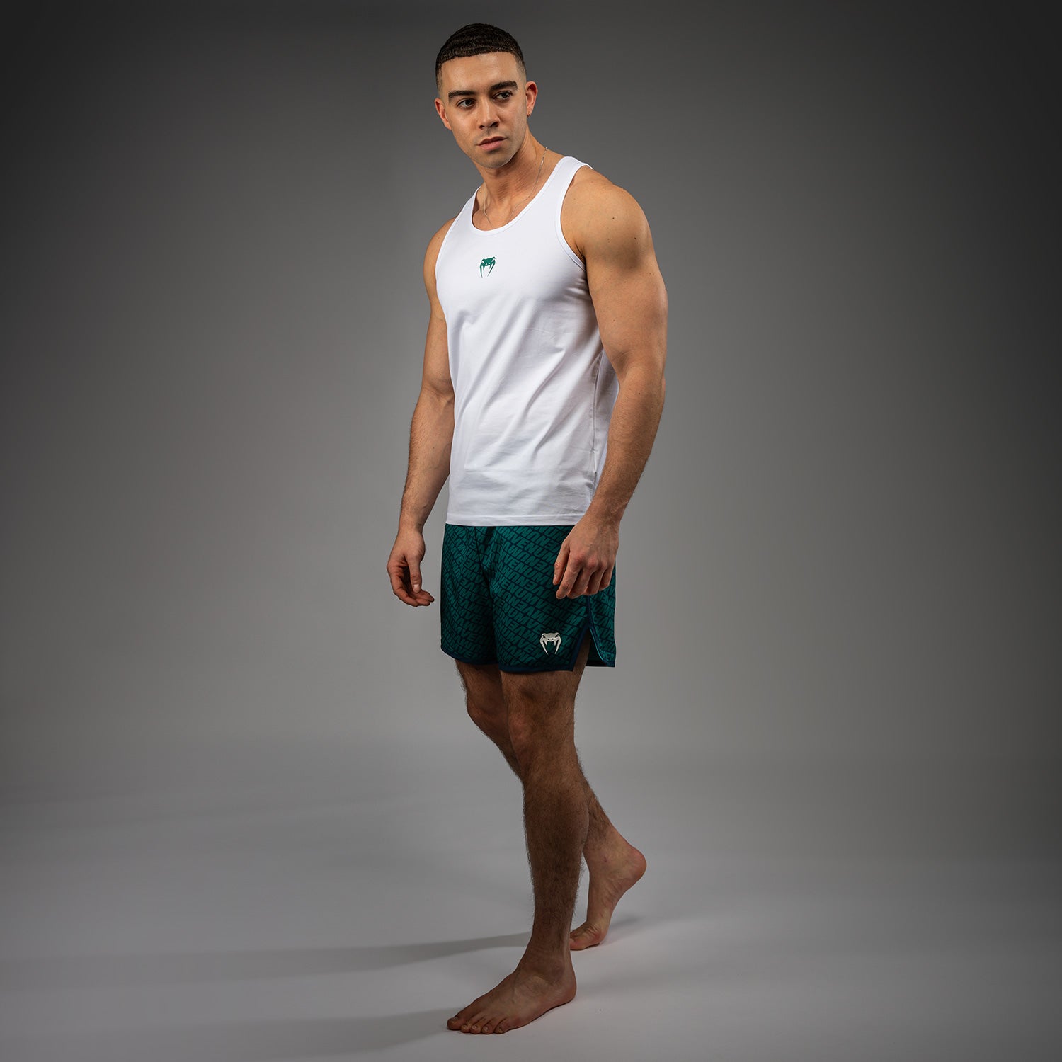 Venum Echo Tank Top - White/Emerald Green - Venum