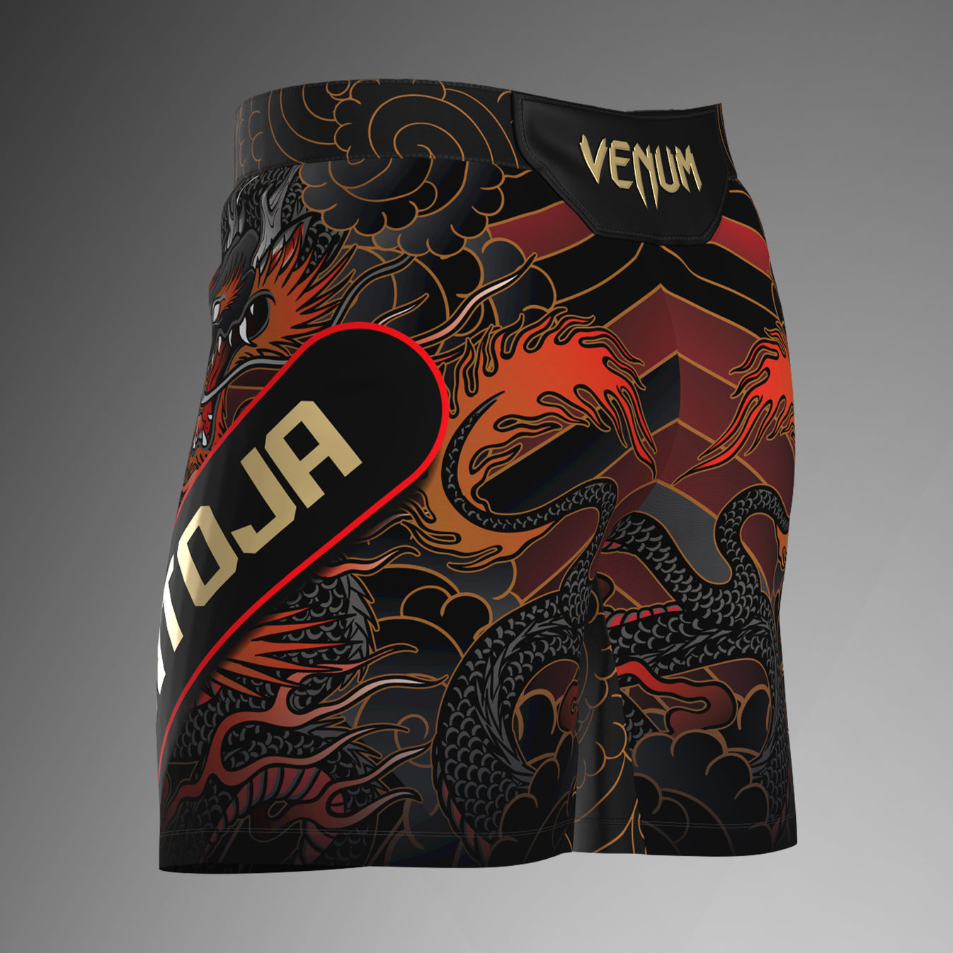 Men’s UFC Unrivaled by Venum Red Alexandre Pantoja Short fit Fight sho ...