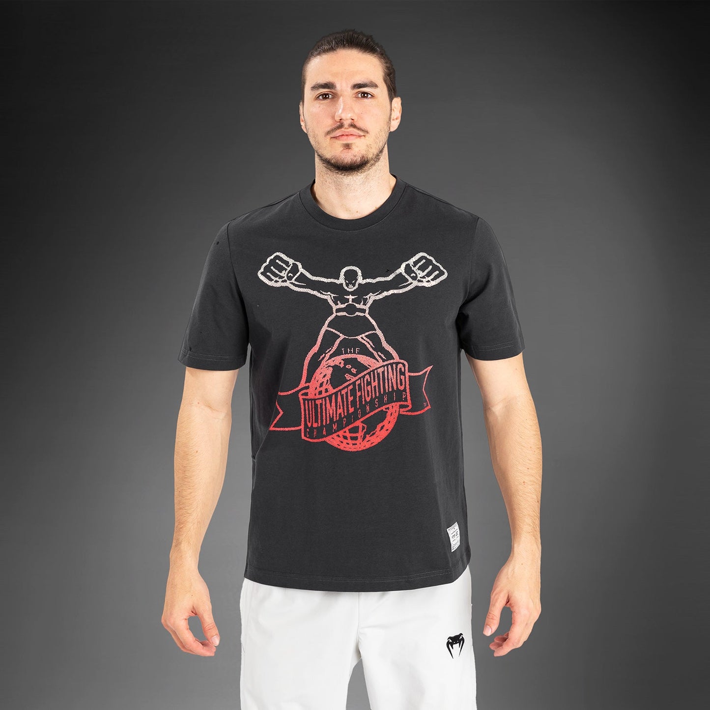 UFC by Venum Ulti-Man T-Shirt - Grey/Red