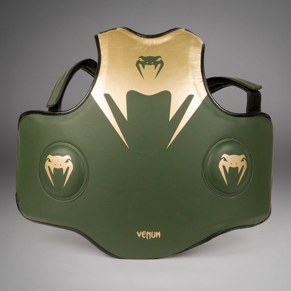 Venum Pro Boxing Body Protector - Khaki/Gold - Venum