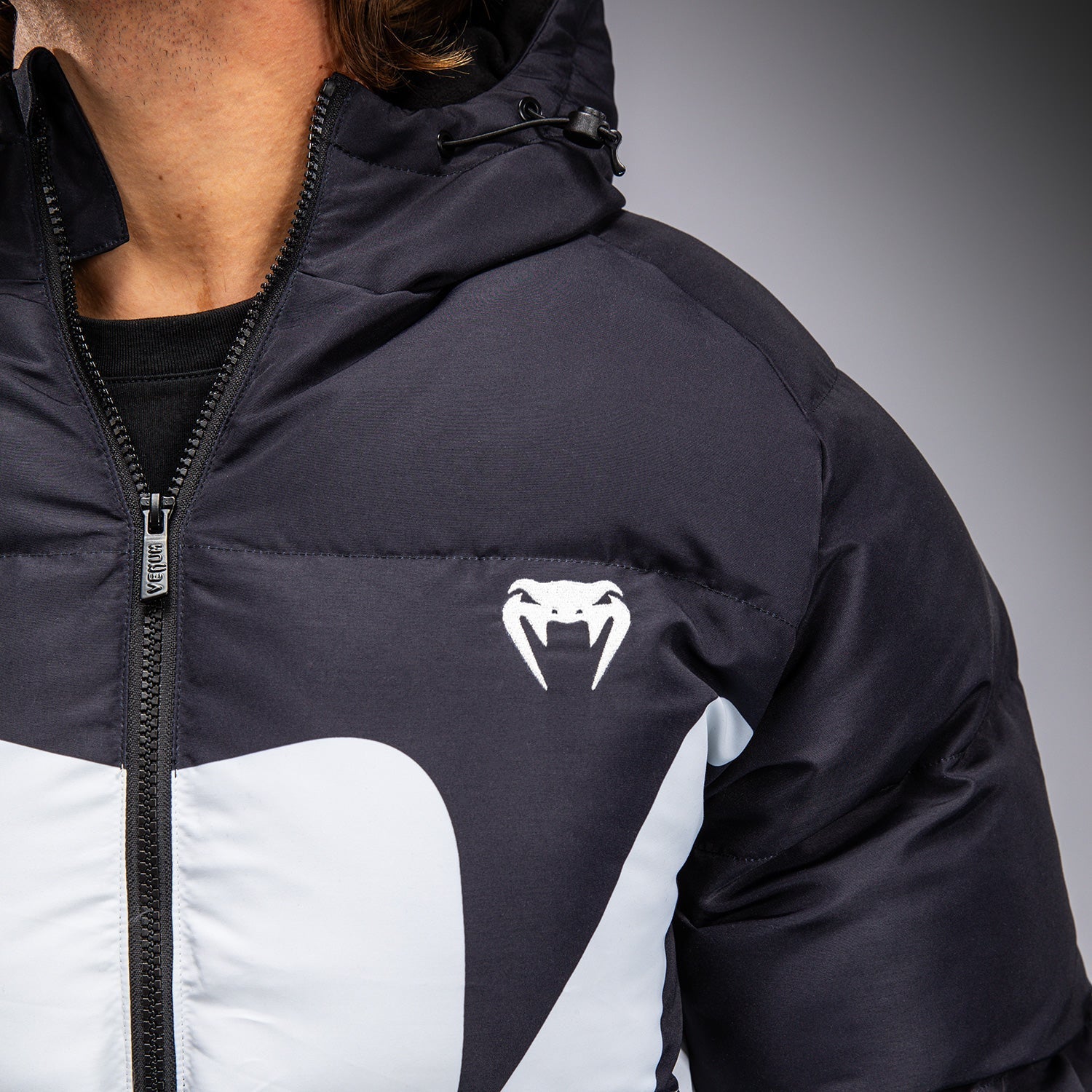 Venum Attack Down Jacket - Black/Ice - Venum