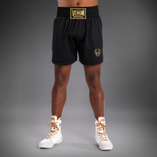 Venum Classic Boxing Shorts - Black/Gold - Venum