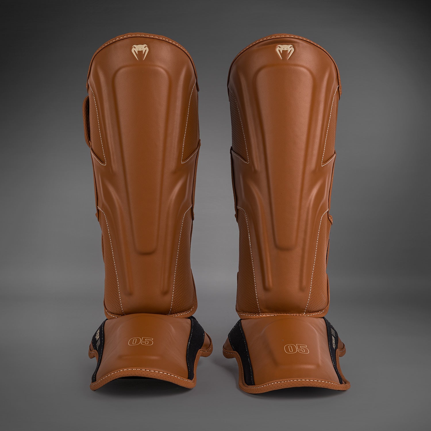 Venum Impact Evo Shin Guards - Havana - Venum