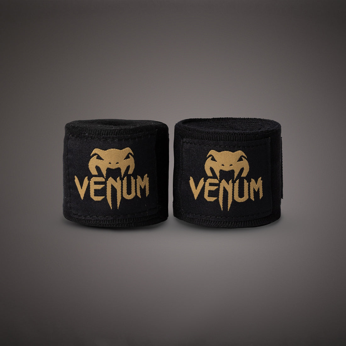 Venum Kontact Boxing Hand Wraps - Black/Gold - 2.5m (98 in) - Venum